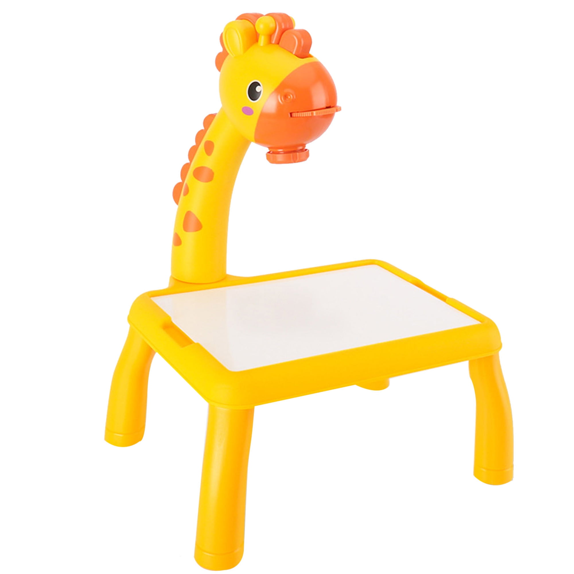 Mooyod Kids Drawing Desk with Projector Educational Toys with Singing ...