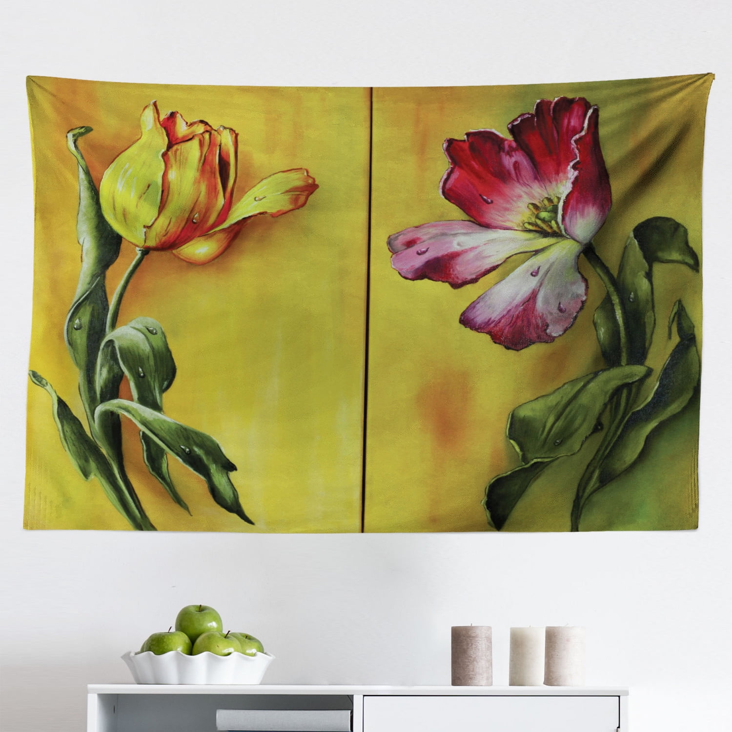 Country Tapestry, Painting of a Sea Coast with Rock Beach Shore Wave ...
