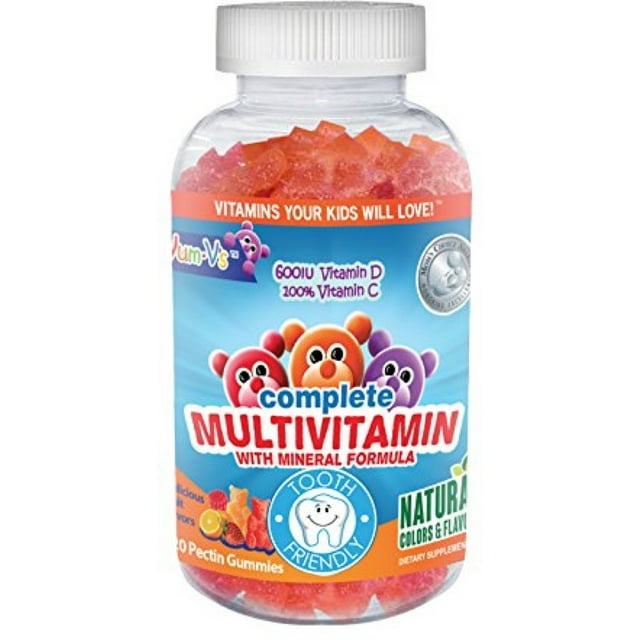 Yum V's Multivitamin and Multimineral Jellies, Fruit Flavors 120 ea ...