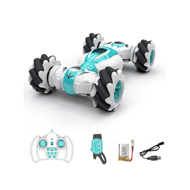 S-012 2.4G Mini Remote Control RC Car Stunt Double-Side Roll Rotary Car ...