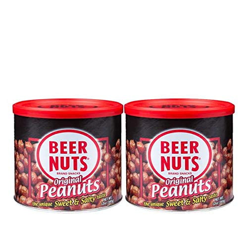 BEER NUTS - 12 oz. Can | Original Peanuts (PACK OF 2) - Walmart.com