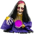 Northlight Lighted and Animated Fortune Teller Halloween Decoration ...