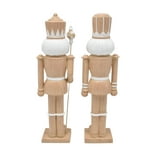 Holiday Time 2pk Polyresin Nutcracker Decor - Walmart.com