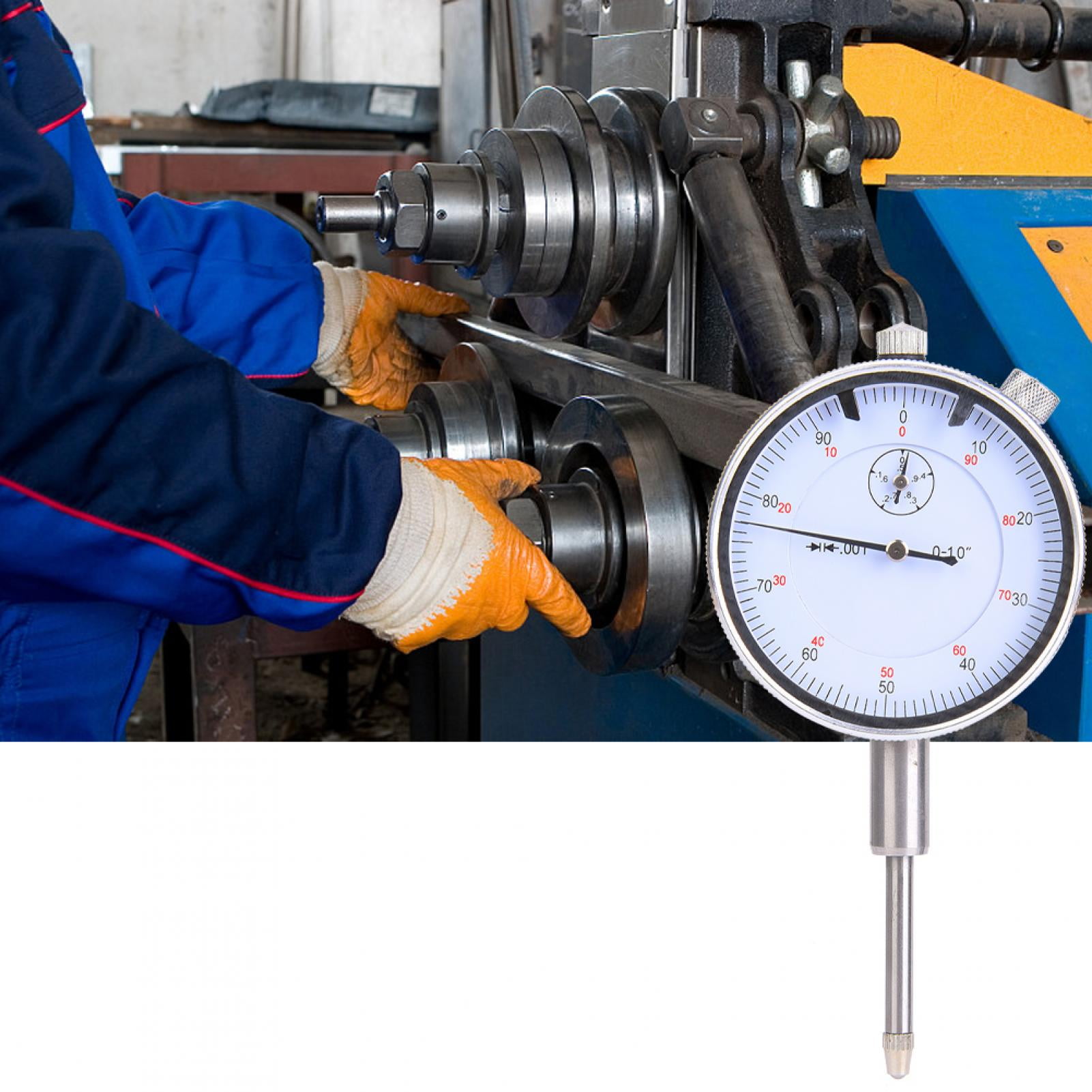 Dial Indicator, 0.001in Resolution 1in Dial Indicator, Adjustable for ...