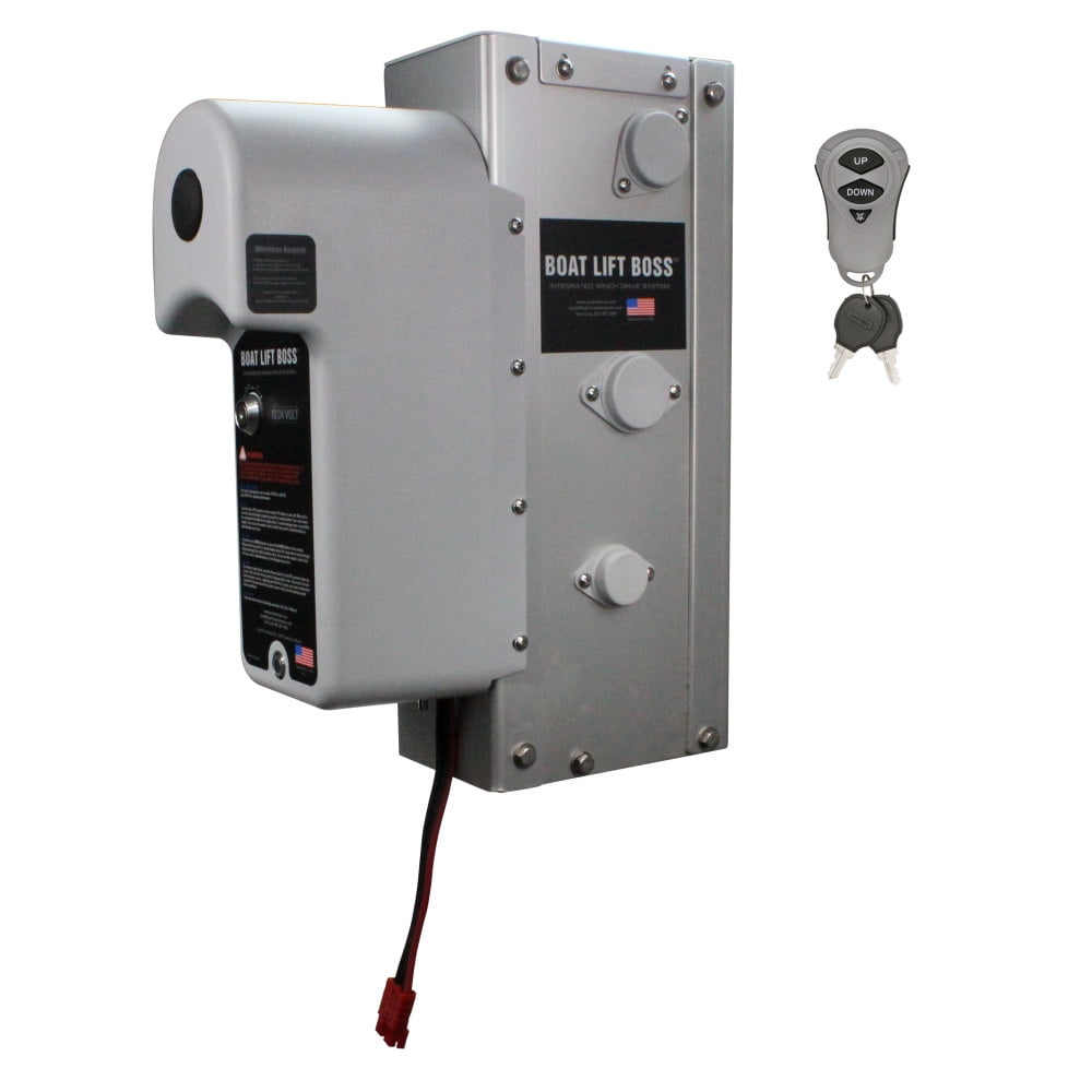 Extreme Max 3006.4586 Key Turn Boat Lift Boss Integrated Winch with ...