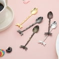 Farfi Dessert Spoon Rust Proof Vintage Zinc Alloy Mini Coffee Milk ...