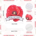 12 Pack Memorial Day Poppy Yard Signs with Stakes, 10 Inch Waterproof ...