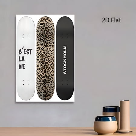 UPC 460785008446 - Skateboard Wall Art Poster Frameless Modern ...