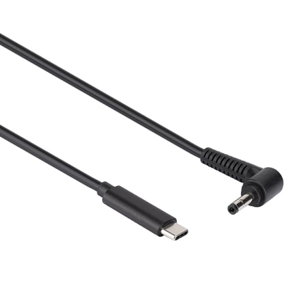 Black Copper Conductor PD Power Adapter Cable, 19V Type-C Power Adapter ...