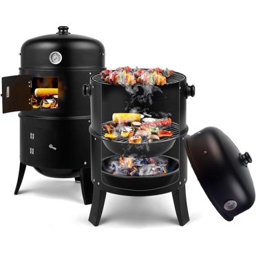 EAST OAK Updated 30" 725 Sq inches Electric Smoker Portable with Glass ...