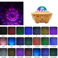 USB Galaxy Star Projector - Remote Control 16 Colors 10 Modes Music ...