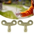 2 Radiator Plumbing Bleed Bleeding Key Keys Solid Iron For Venting Air ...