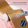 K&K 1.5 Inch Heated Curling Brush Ceramic Tourmaline Ionic Curling Iron ...