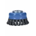 Bosch 3 Inch Wheel Dia. X-Lock Arbor Carbon Steel Knotted Wire Single ...