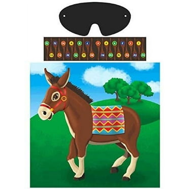 Pin the Tail On the Donkey Party Game - Walmart.com