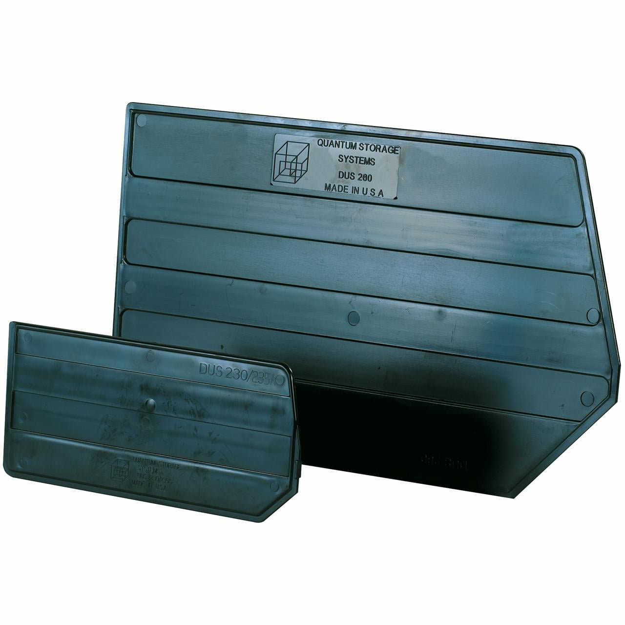 Box Partners Stack & Hang Bin Dividers 8 3/8" x 4 1/2" Black 6/Case ...