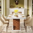 Tribesigns 47-Inch Dining Table for 4, Modern Kitchen Table ...