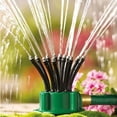 360° Rotating Garden Sprinkler Adjustable Spray Patterns Water-Saving ...