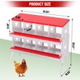 Chicken Nesting Box, 6 8 10-Compartment Heavy Duty Galvanized Hen ...
