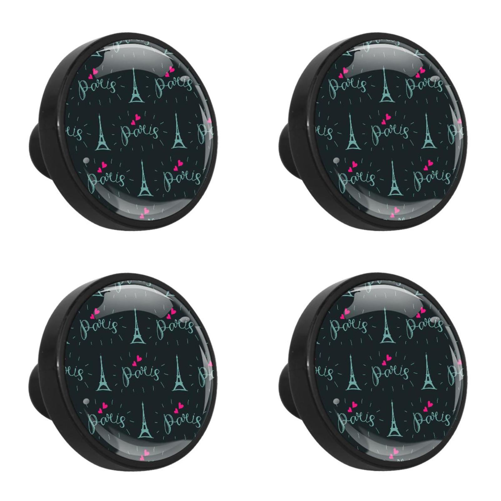 4 Pcs Paris Spring Love Knobs for Kitchen Cabinet Cupboard Dresser ...