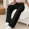 Aimik Women's Elastic Waist Wide Leg Pants Drawstring Casual Loose ...