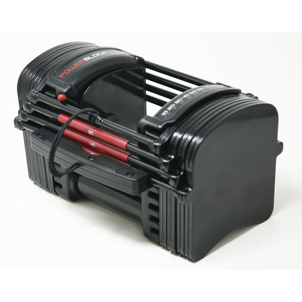 PowerBlock EXP Stage1 5-50 lbs Adjustable Dumbbell, Single - Walmart ...