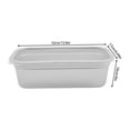 Set of 8 Stainless Steel 4.5L Bowls- Food Storage Containers Set with ...