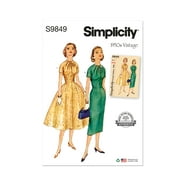Simplicity Sewing Pattern 9821 - Misses' Blouse with Collar, Sleeve and ...
