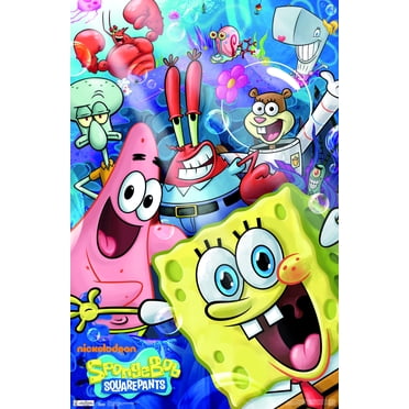 Nickelodeon Spongebob - Every Character Ever 19 Wall Poster, 22.375" x ...