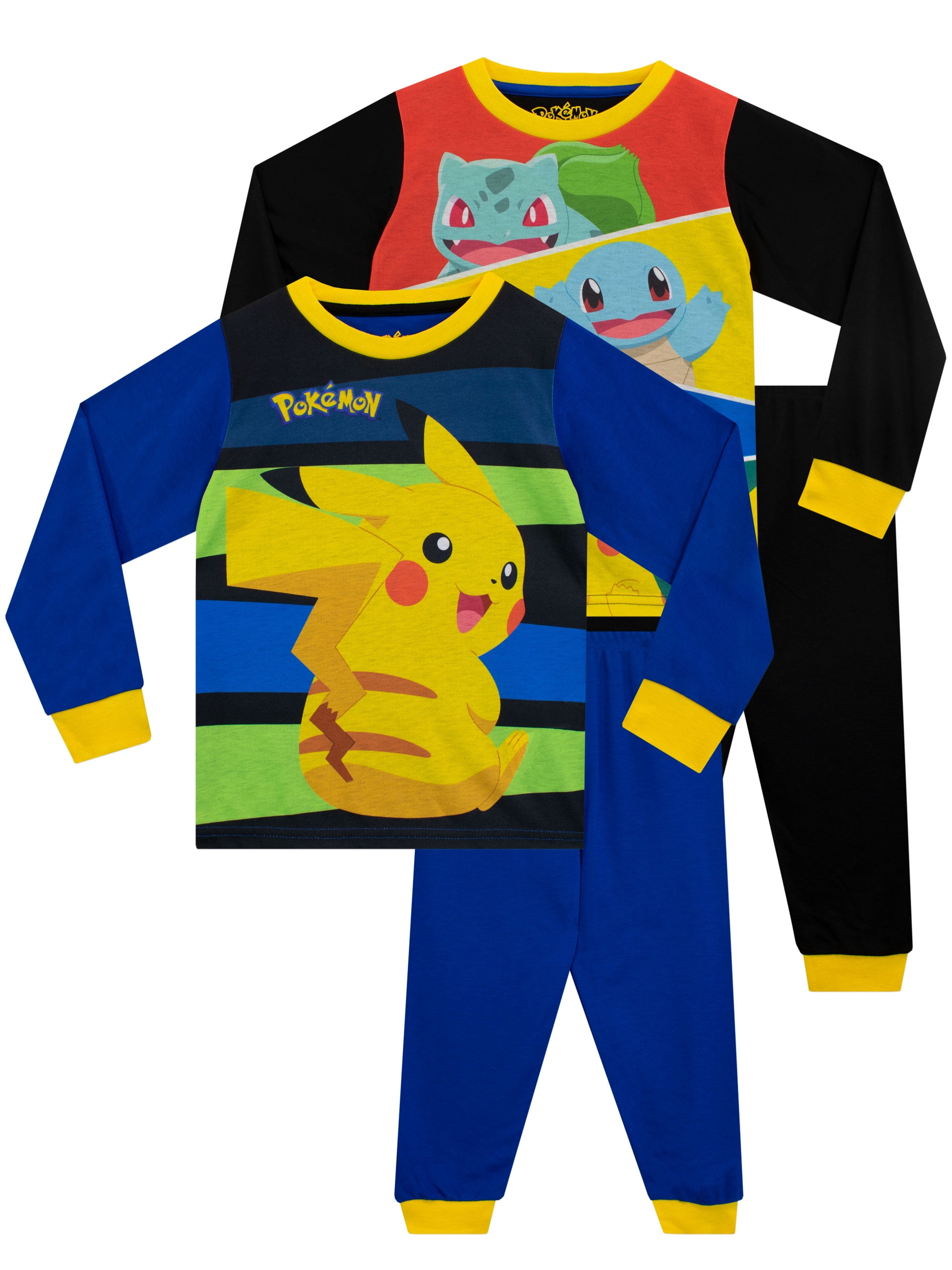 Pokemon Boys 2 Pack Pajamas Sizes 6-14 - Walmart.com