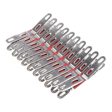 Stainless Steel Clothespin Hooks, Set of 12 - Walmart.com