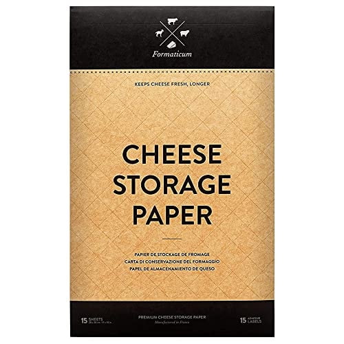 Papel estucado con cera Formaticum para almacenamiento de queso, 15 ...