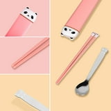 Portable Chopsticks Flatware Set, Silicone Lightweight Chopstick and ...