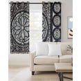 Bohemian Daisy Blackout Curtains for Bedroom Living Room, Mosaic Flower ...