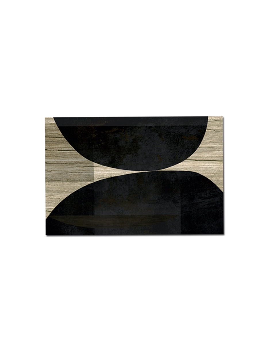 cuadro decorativo semi círculo abstracto lienzo by suma 1 pieza 120 X ...