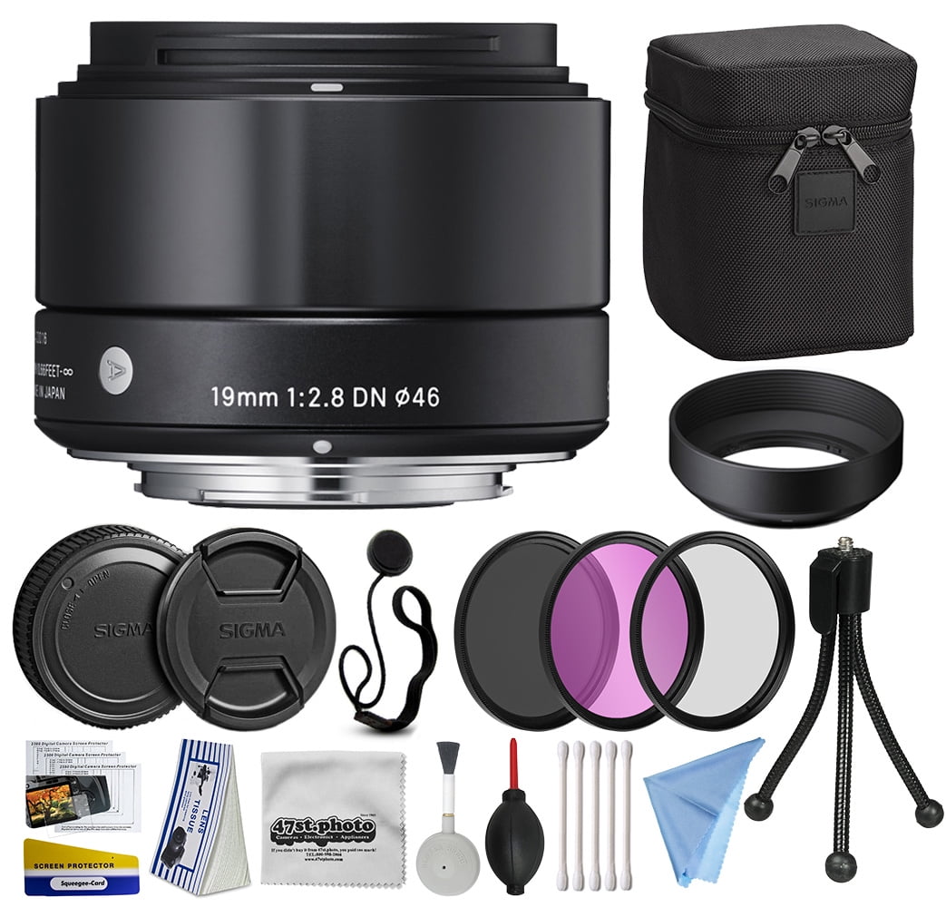 Sigma 19mm F2.8 DN Art Black Lens for Panasonic/Olympus Micro Four ...