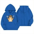 67 Graphic Hooded Sweatshirt with Pocket, Everyday Cozy Pullover ...