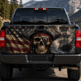 Lotusprint LLC 2D Print Patriotic Skull Tailgate Wrap 2 Sizes (24"x58 ...