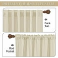Beige Velvet Curtains 72 inches Length - Thermal Insulated Noise ...