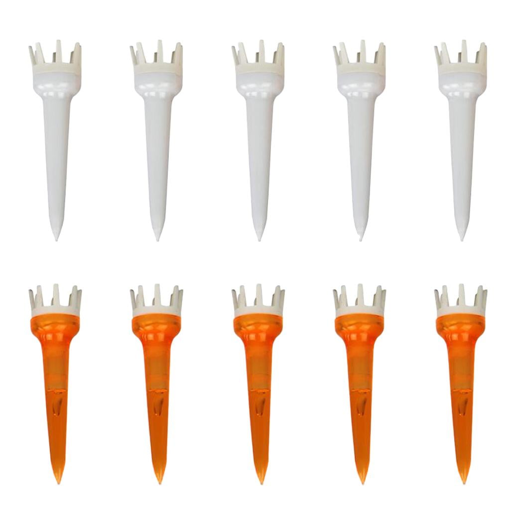 10 Count Low Resistance 3 1/4'' &1-5/8'' Assorted Golf Claw Tees ...