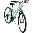 Huffy 26” Rock Creek Women's 18-Speed Mountain Bike, Mint, Shimano Derailleur, Aluminum Rims ...