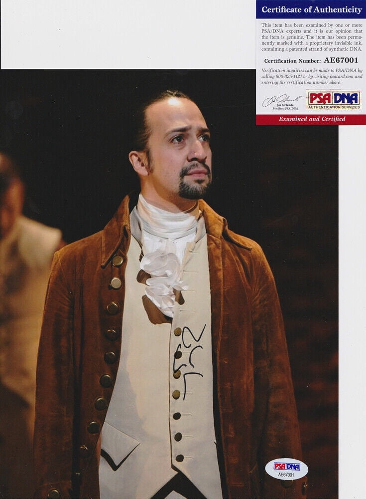 Lin-Manuel Miranda Signed Autograph 8x10 Photo PSA/DNA COA #2 - Walmart.com