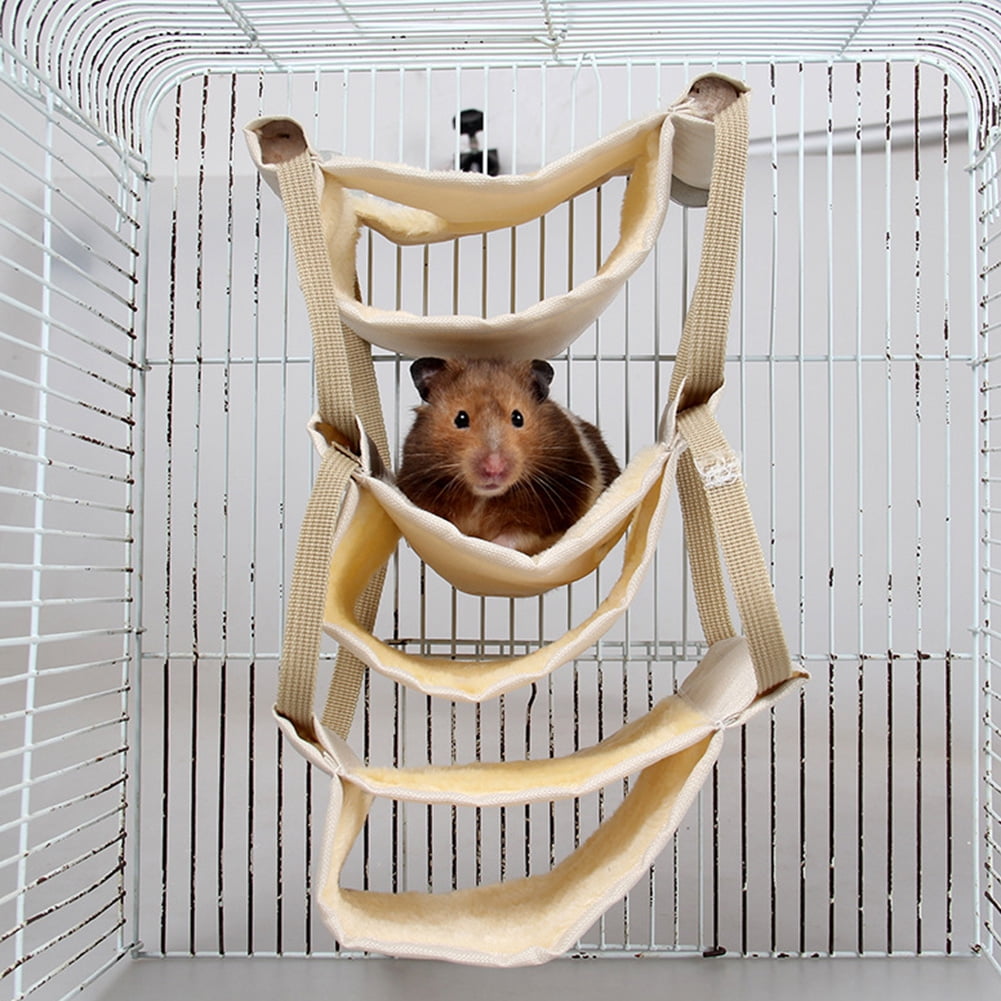 Multi-Layer Hanging Platform Hammock for Mouse Chinchilla Gerbil Dwarf ...