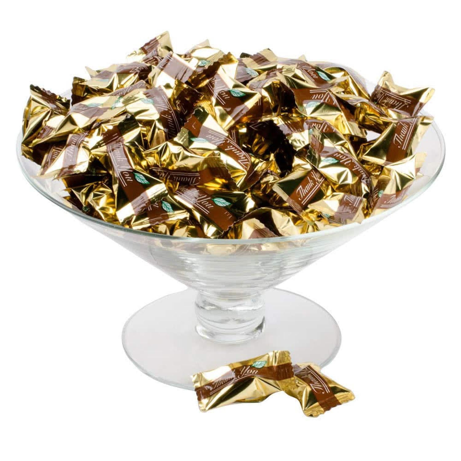 "Thank You" Chocolate Buttermints Candy Individually Wrapped - 1000 ...