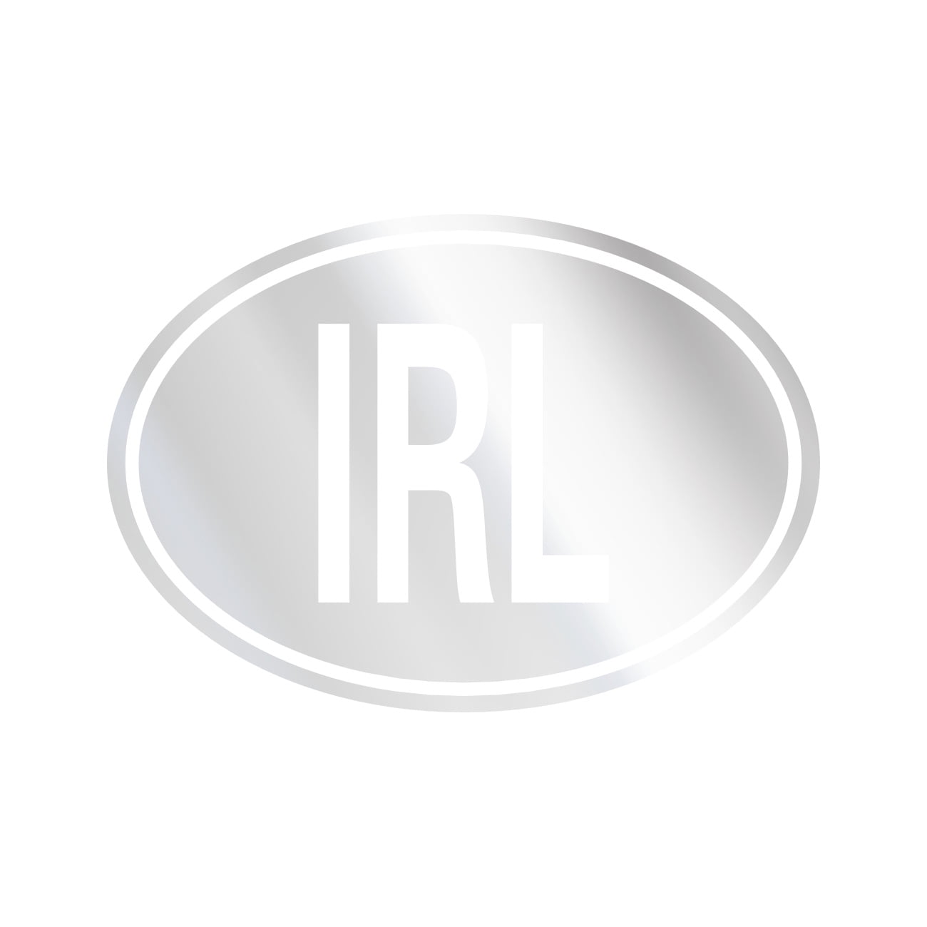 Republic of Ireland Oval Sticker Decal Die Cut - Self Adhesive Vinyl ...