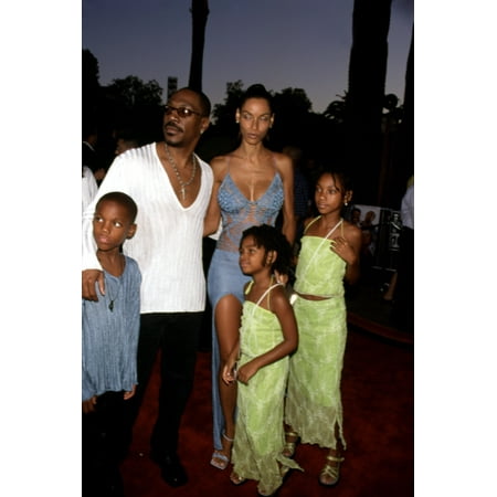 Eddie Murphy, Wife Nicole, And Children (Son Myles, Daughters Bria ...