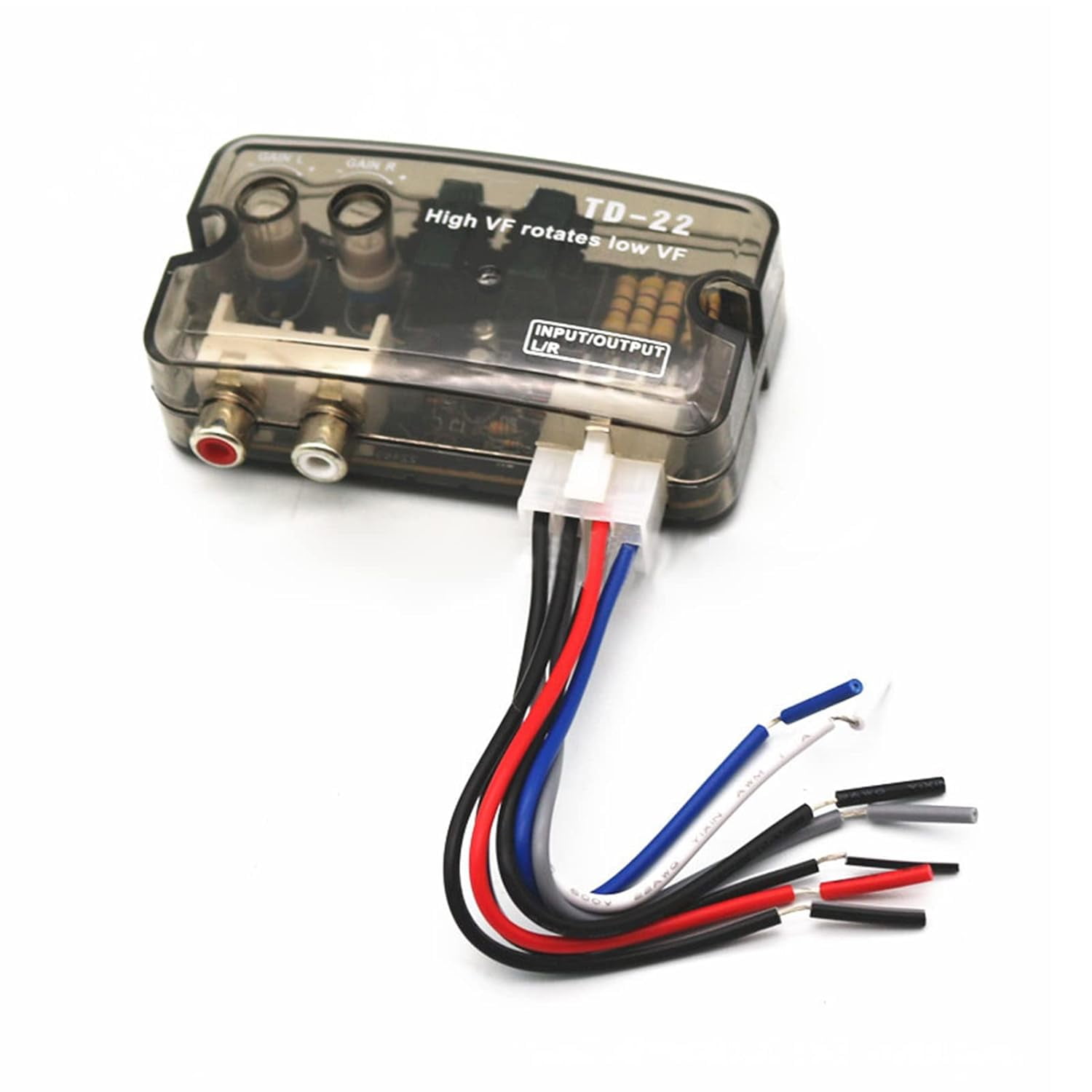 Speaker Level Converter,Car Audio Converter, with Delay Function ...