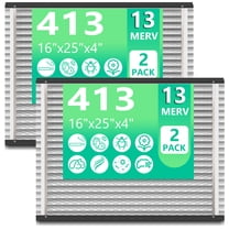 Aprilaire, Replacement Filter, 410, MERV 11, 16x25x4, 2 Pack - Walmart.com