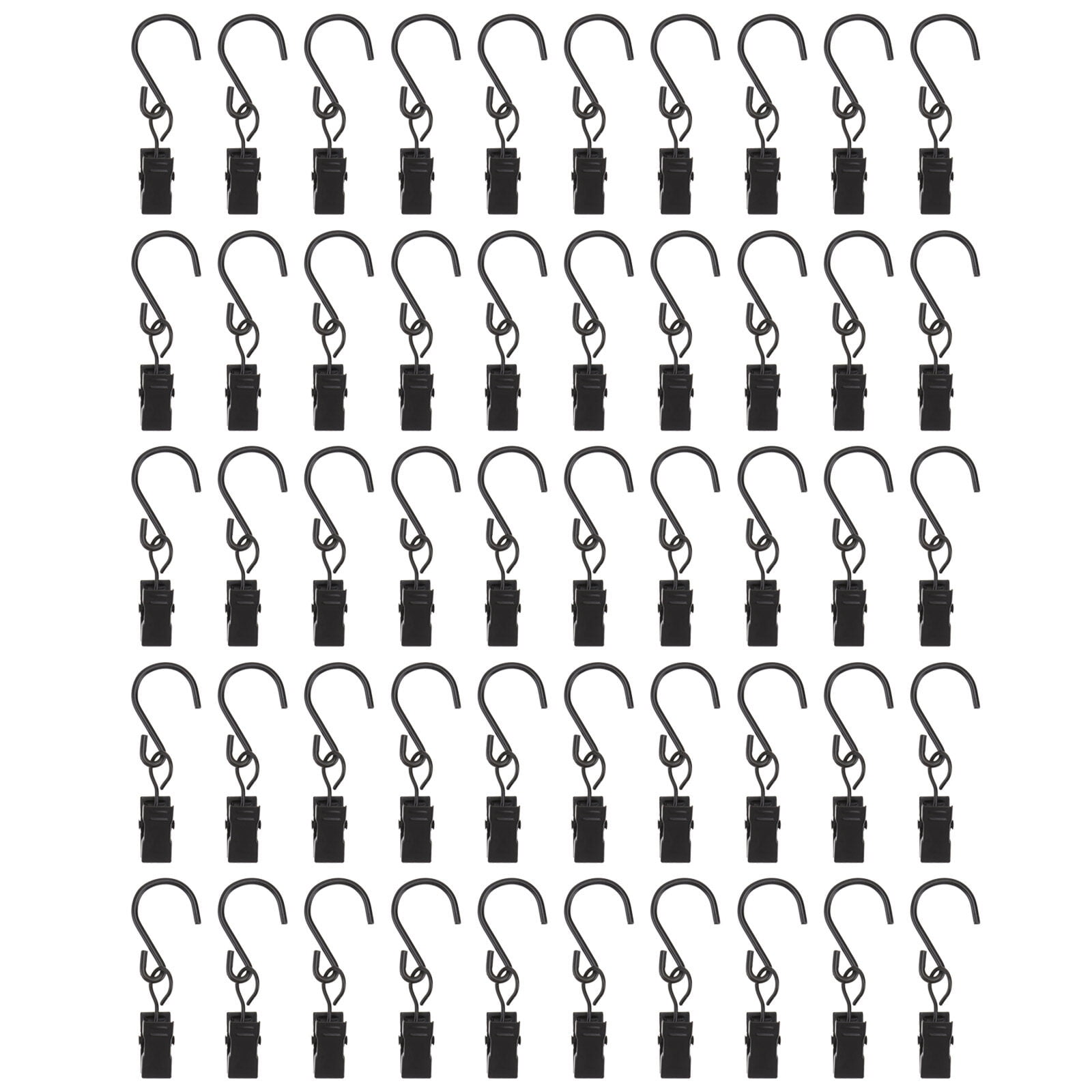 Click here for Cimaxic 50pcs Curtain Hook Clips Curtain Hanging C... prices