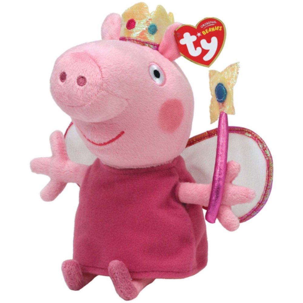 Peppa Pig Princess Beanie (Ty Soft Beanie) (Toy) - Walmart.com ...